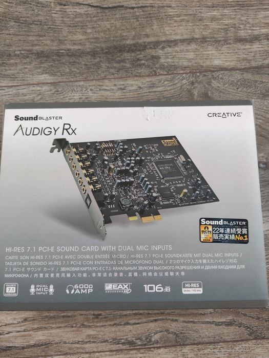 Аудио карта Creative Sound Blaster Audigy Rx / Audio card гр. София ...
