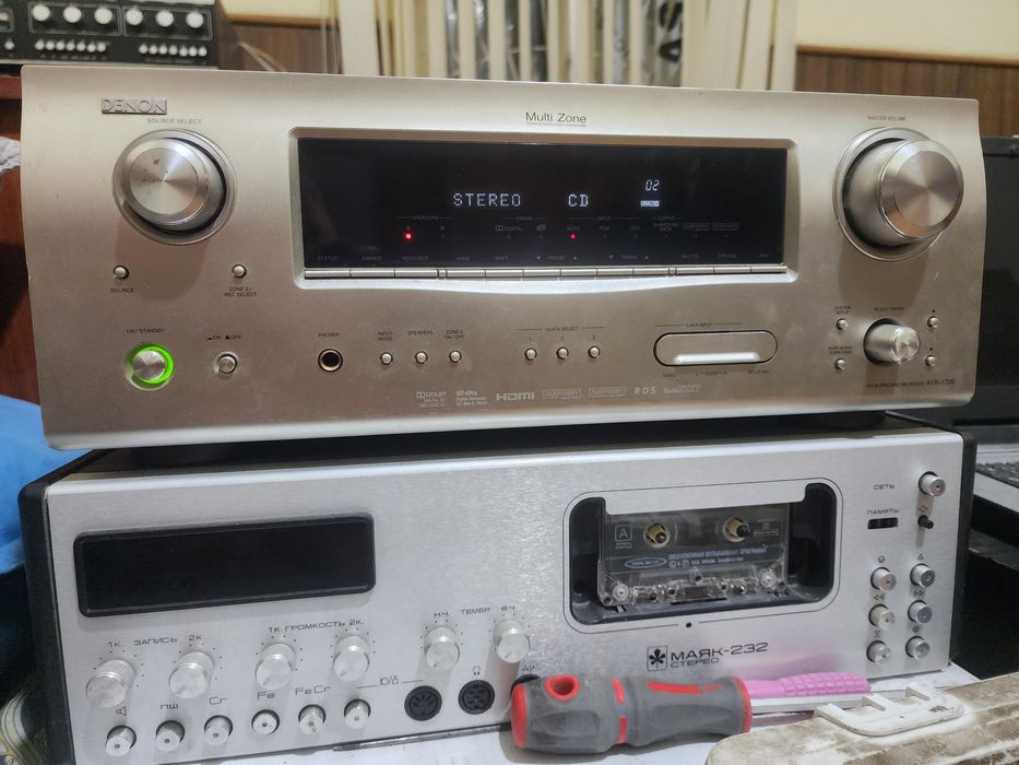 Ресивер denon avr-1709: 250 у.е. - Усилители / ресиверы Самарканд на Olx