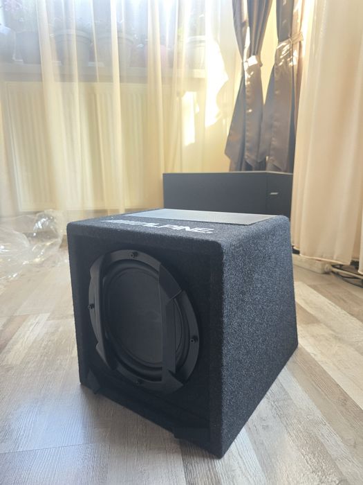 Subwoofer auto activ ALPINE SWE-815, 150W RMS, 20 cm, Bass-reflex Bucuresti Sectorul 3 • OLX.ro