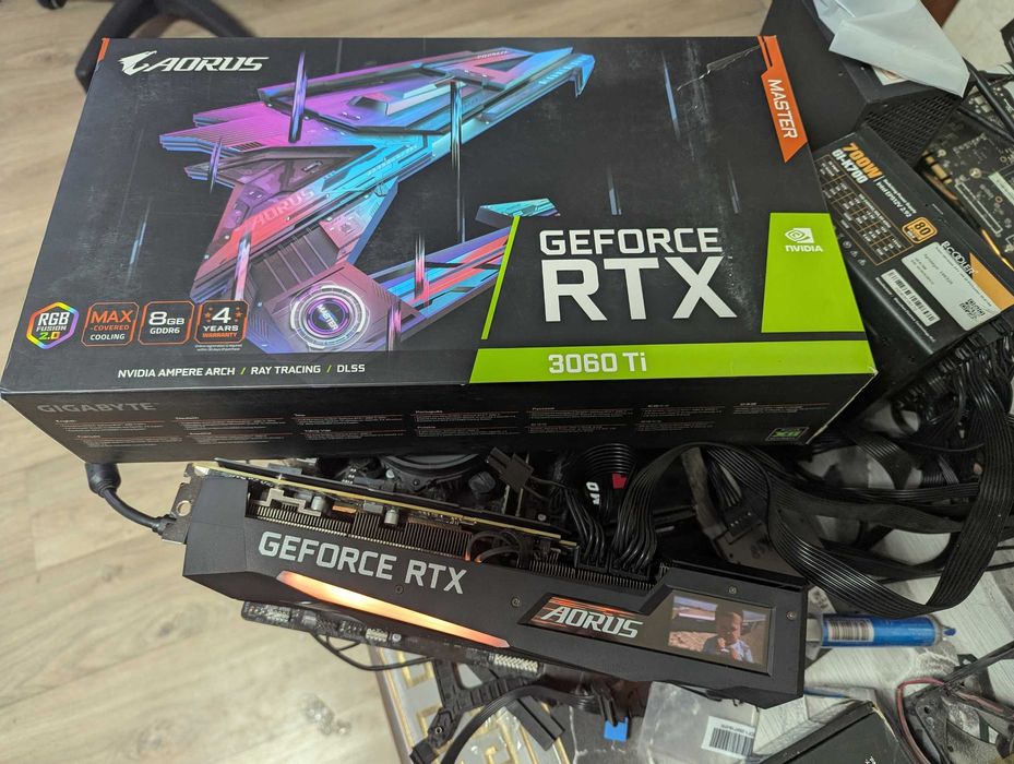 Видеокарта | RTX 3060 Ti - Комплектующие и аксессуары Караганда на Olx