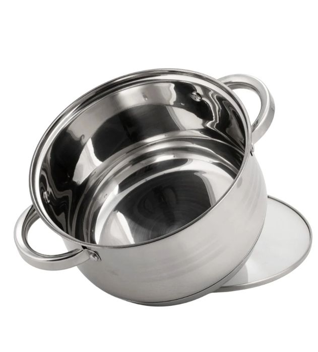 Set vase din inox Rosenberg Professionnel RB-12GB. Pachet de 12 piese ...