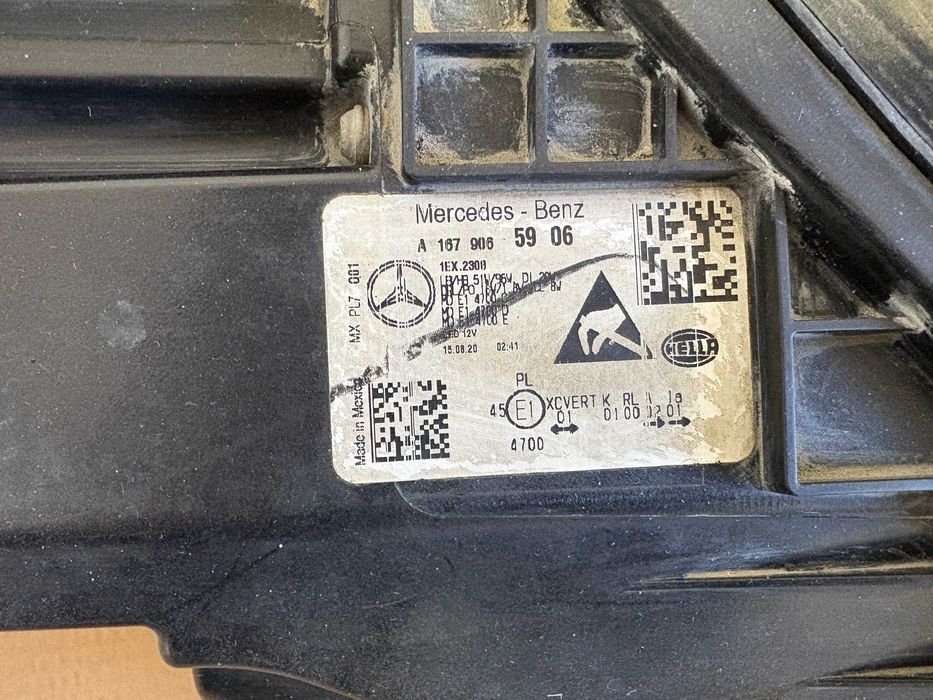 Far stanga multibeam led Mercedes GLE W167 dupa 2019 cod A1679065906 ...