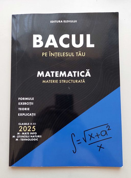 Carte Bac Matematica Hateg • OLX.ro