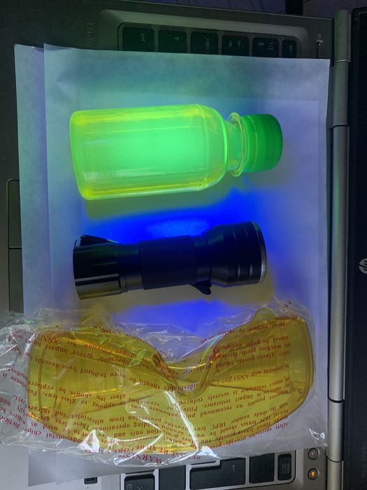 Trusa dectare pori freon uv lanterna ochelari substanta contrast noua ...