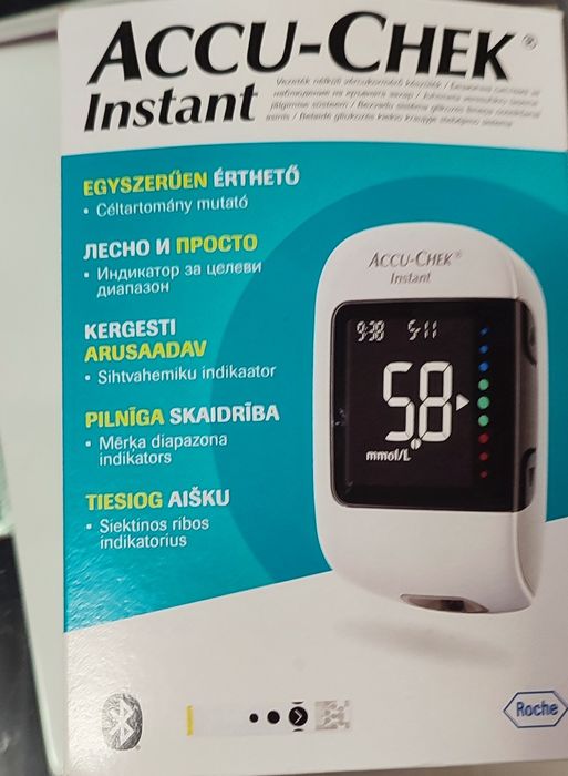 Accu Chek Instant Апарат за моментно измерване на кръвна захар гр Бургас Промишлена зона