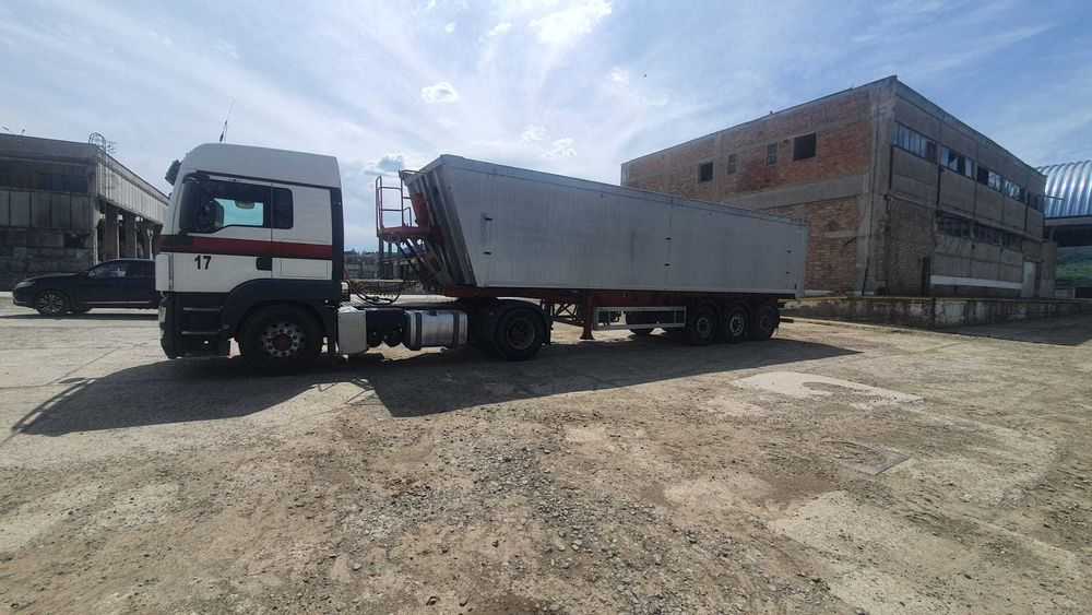 Cap tractor Man tgs 440 ; semiremorca cereale Reisch Casin • OLX.ro
