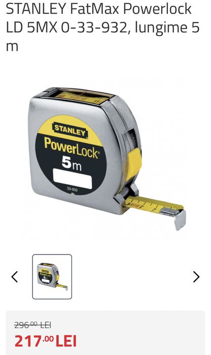 Rulete de măsurat Stanley Faurei • OLX.ro