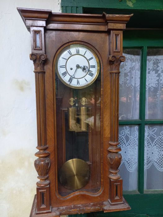Ceas perete pendula vechi greutati Arad • OLX.ro