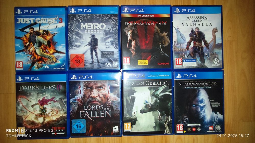 Vând jocuri originale PS4-pret pe fiecare Targu Jiu • OLX.ro