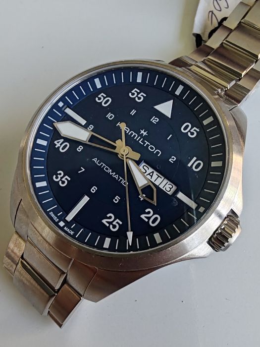 Ceas Hamilton Khaki Field Aviation Pilot Automatic Nou-Nepurtat! Bacau ...