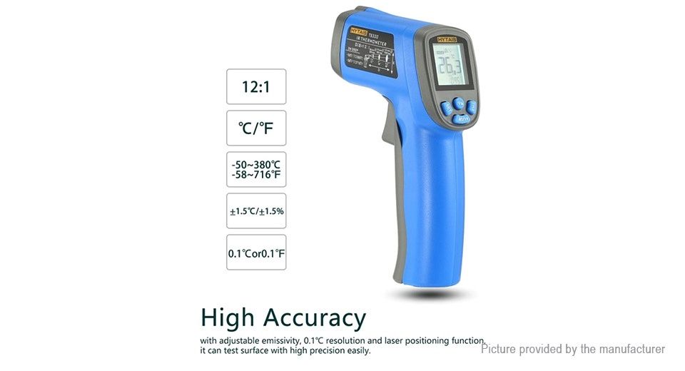 Термометр Лазерный градусник Пирометр HYTAIS TS320 IR Thermometer: 25 у ...