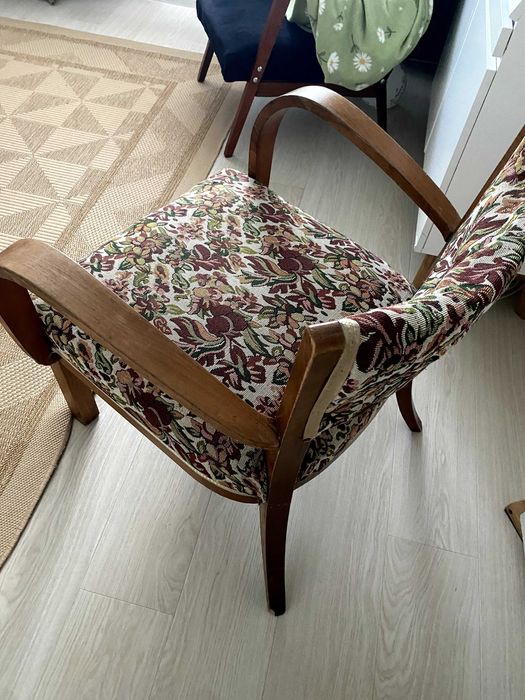 Fotoliu/jilt vintage confortabil lemn masiv Brasov • OLX.ro