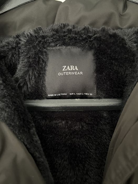 Geaca lunga dama Zara cu puf gașcă. Cluj-Napoca • OLX.ro