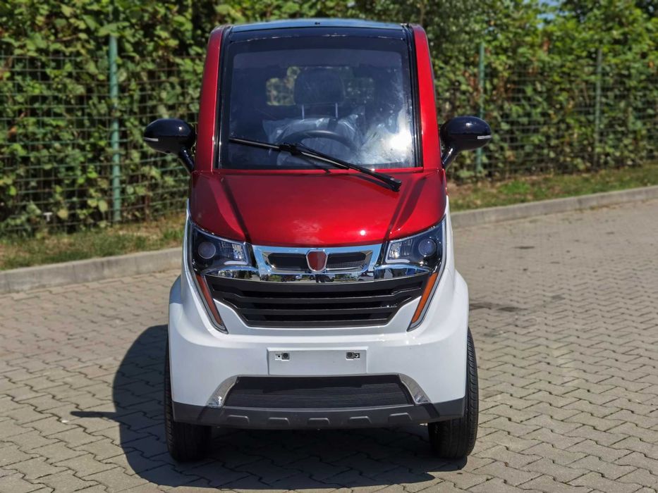 Vehicul electric cu 4 roti model AERA X7 - 1200 W rosu-alb fara permis ...