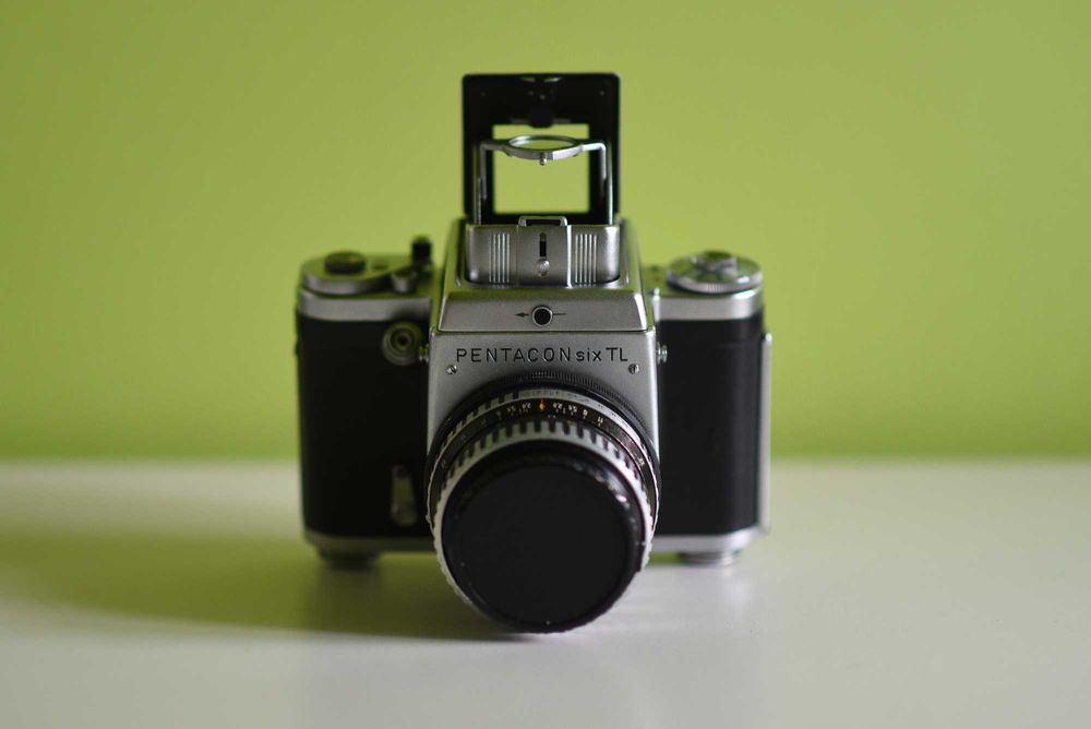 Camera foto film Pentacon Six TL + Carl Zeiss Jena Biometar 80mm f/2.8 ...