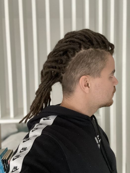 63 dreaduri, dreadlocks par natural, saten, lungime 30cm Cluj-Napoca ...