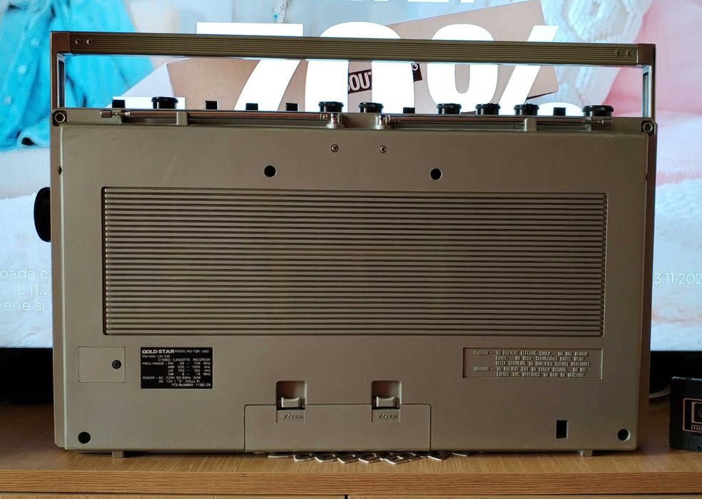 Casetofon-radio boombox GOLDSTAR TSR 580 Vintage Korea Bucuresti ...