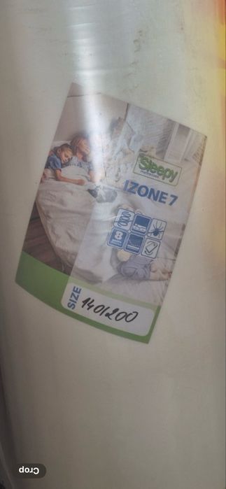 Матрак izone7 sleepy двулицев 140/200 к.к. Слънчев ден • OLX.bg