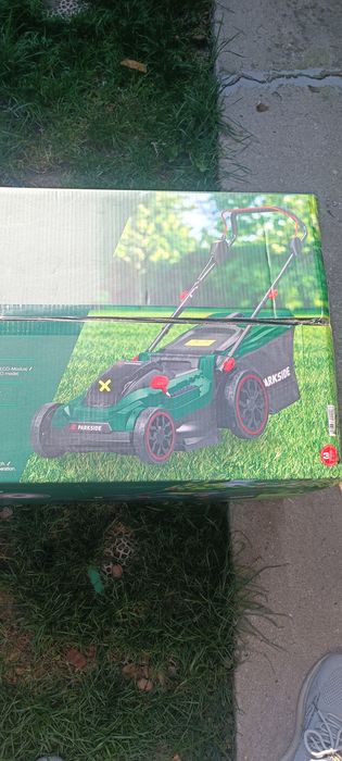 Mașină tuns iarba/gazon Parkside pe acumulatori! Craiova • OLX.ro