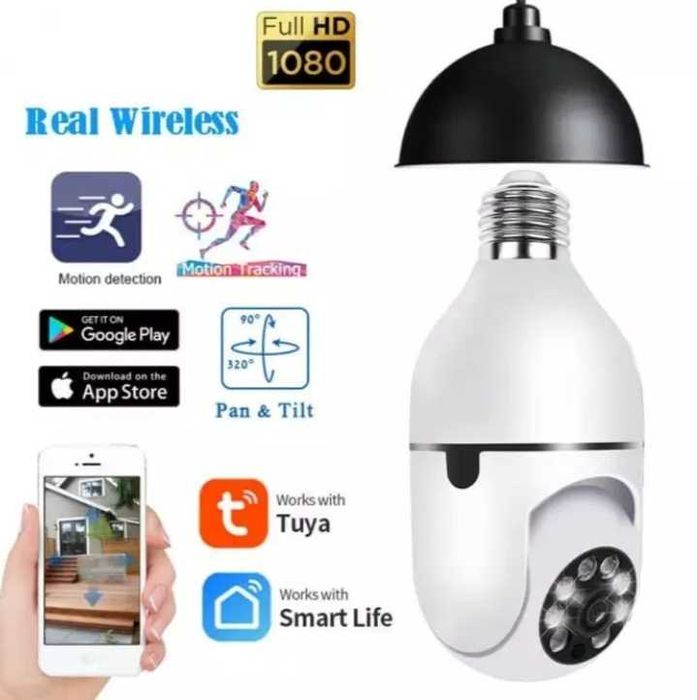 Camera Rotativa Exterior / Interior WIFI Difuzor Vedere Noapte ...