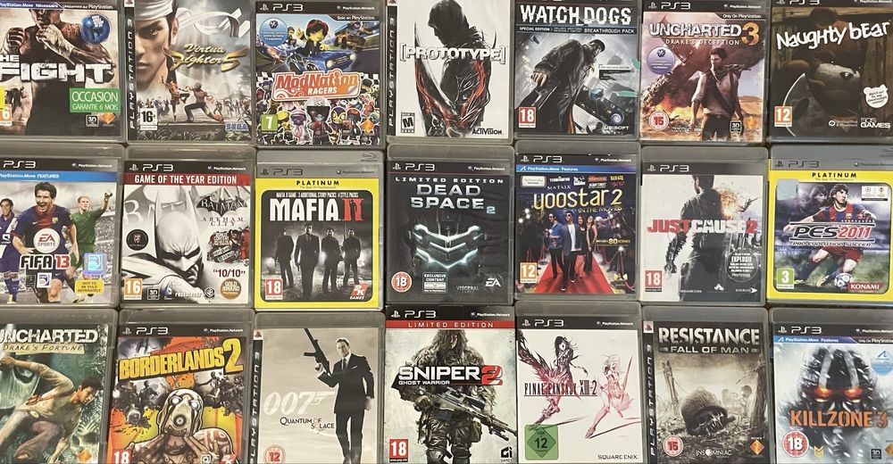 Jocuri ps3, playstation 3 ps4 ps1 ps2 bb1 minecraft gta v, fifa Blajenii de Jos • OLX.ro