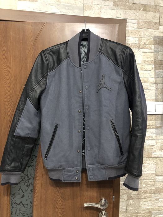 Nike Air Jordan VIP Destroyer Leather Jacket Мъжко яке Garmin LeBron гр ...