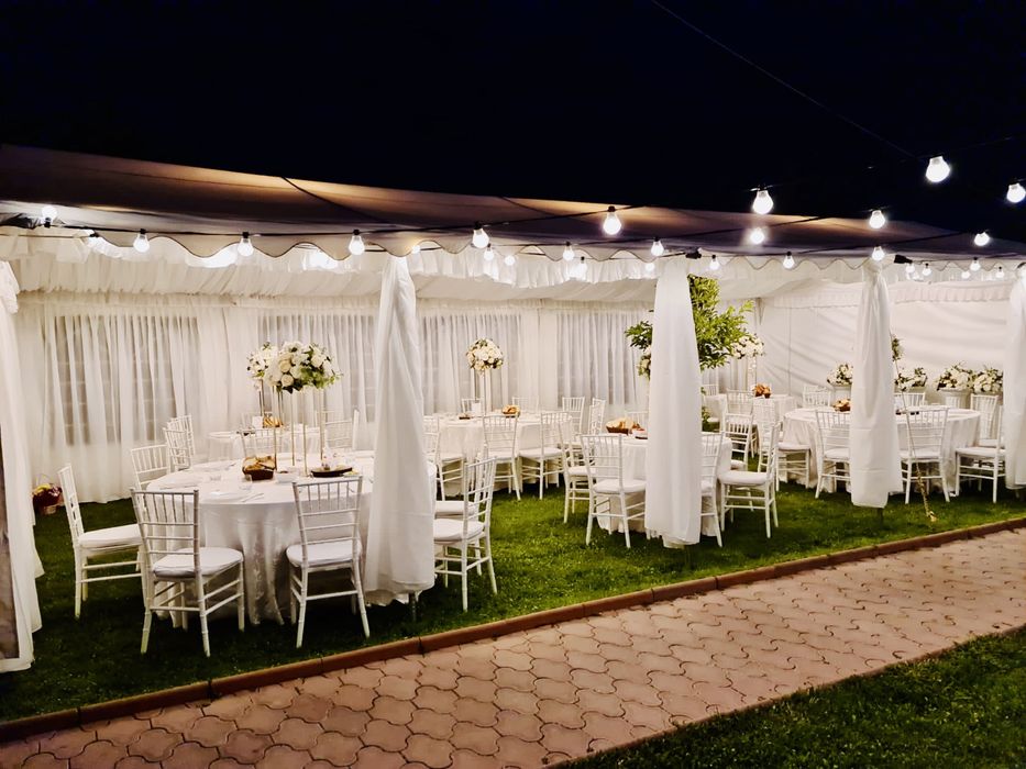 Cort Corturi evenimente nunta botez , scaune , mese , decor Ramnicu ...