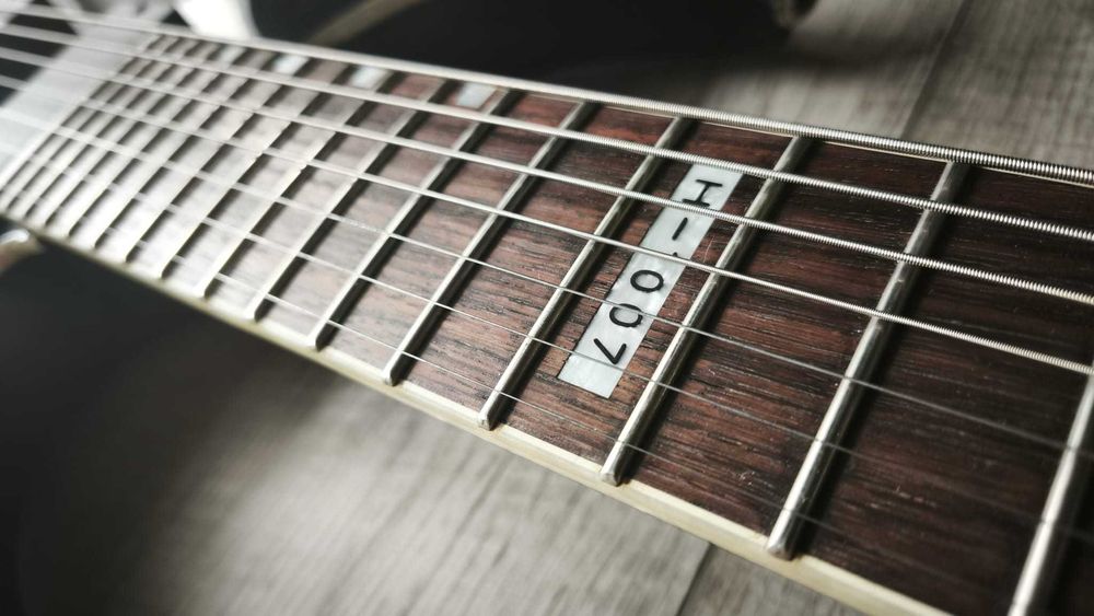 Chitara electrica 7 corzi ESP LTD H-1007 DeLuxe EMG Arad • OLX.ro