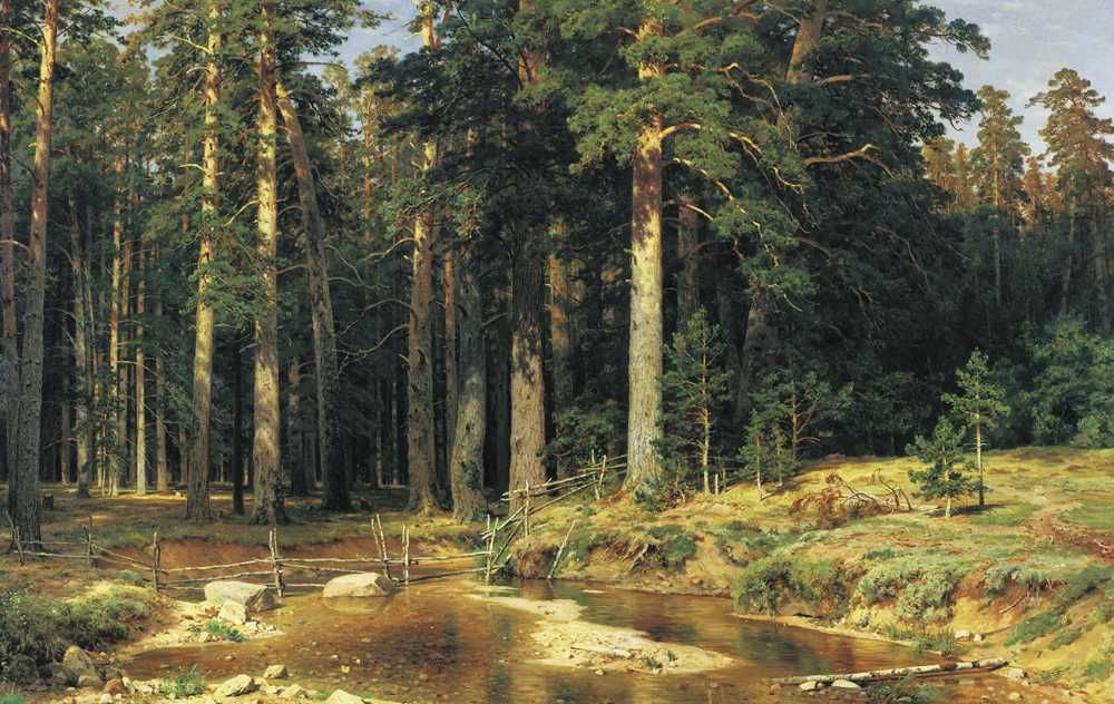 Репродукции на картини Иван Иванович Шишкин (1832 - 1898) Пейзажи гр ...