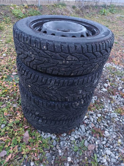 Roti iarna jante 4x100, anvelope 185/60/R15, opel , dacia, renault ...