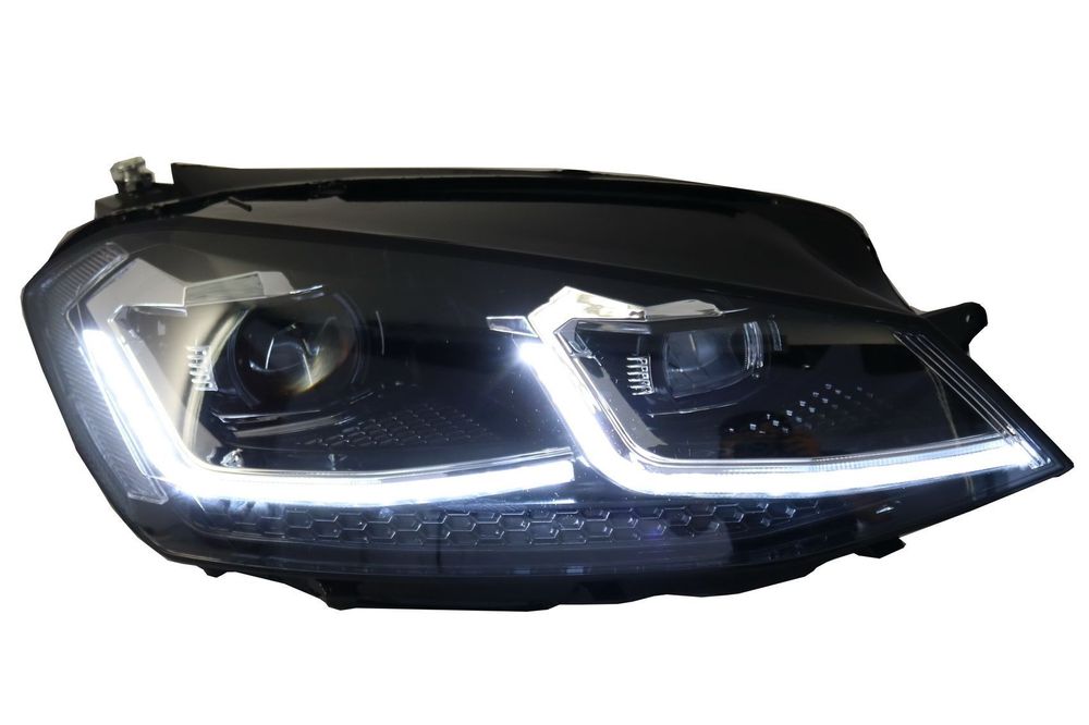 Faruri LED Bi-Xenon Look compatibil cu VW Golf 7 VII (2012-2017) Facel ...