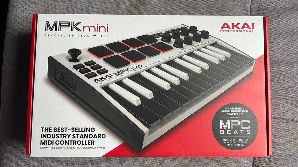 Akai MPK mini MK3 - White Edition гр. София Манастирски ливади • OLX.bg