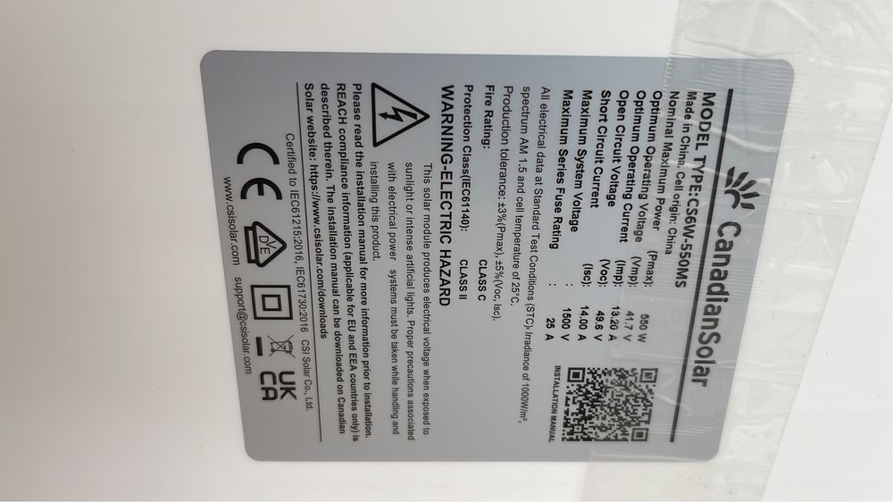 Panouri fotovoltaice Canadian Solar CS6W-550MS Piatra Neamt • OLX.ro