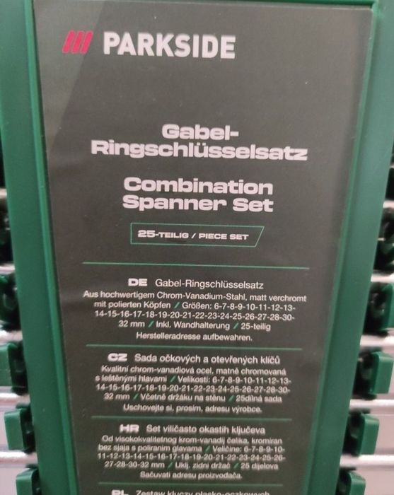 Parkside set de 25 chei fixe inelare cu suport de perete Bucuresti ...