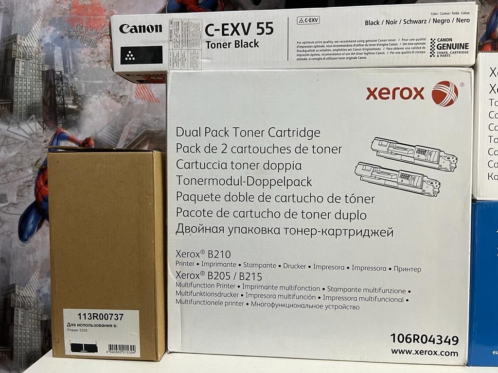 Оригинальные картриджи Xerox, Canon, HP - Расходные материалы Атырау на Olx