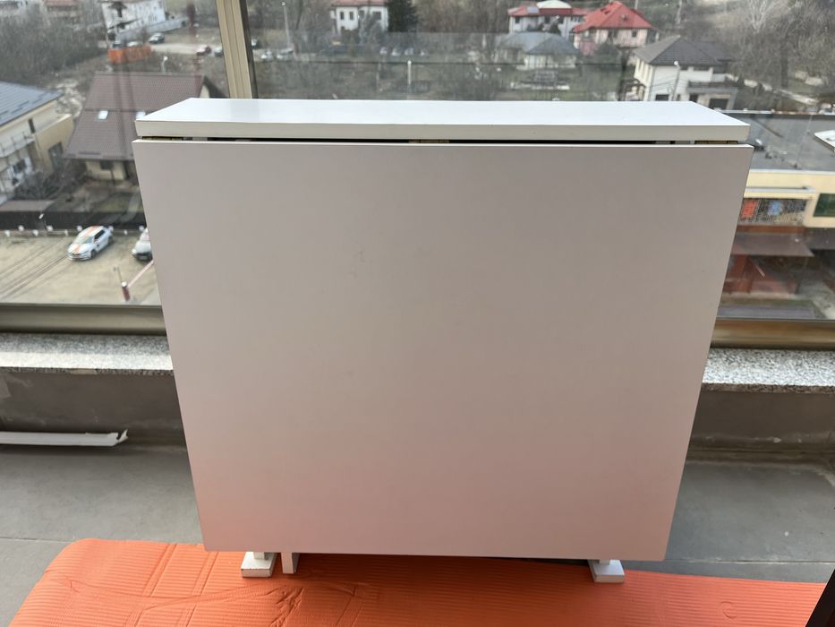 Masa Ikea plianta si extensibila alba 6- 8 persoane Bucuresti Sectorul ...