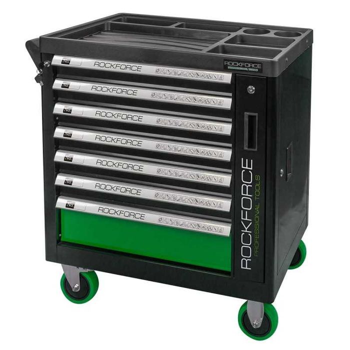 Шкаф с инструменти с 7 чекмеджета – 5 ПЪЛНИ ROCKFORCE гр. Пловдив Кършияка • OLX.bg