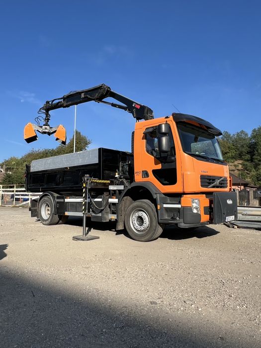 Vand Camion Volvo EEV Basculabil Cu Macara Alba Iulia • OLX.ro