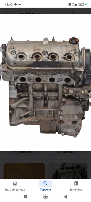 Двигател Honda Civij 1,6 iN D16V1 81 kw,110 k гр. Нова Загора • OLX.bg