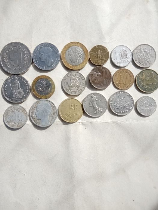 Monede vechi românești și străine Elizabeth ll Barca • OLX.ro