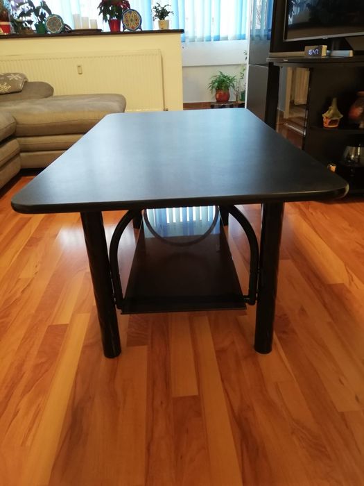 Masa neagra cafea cu picioare metalice Bucuresti Sectorul 4 • OLX.ro
