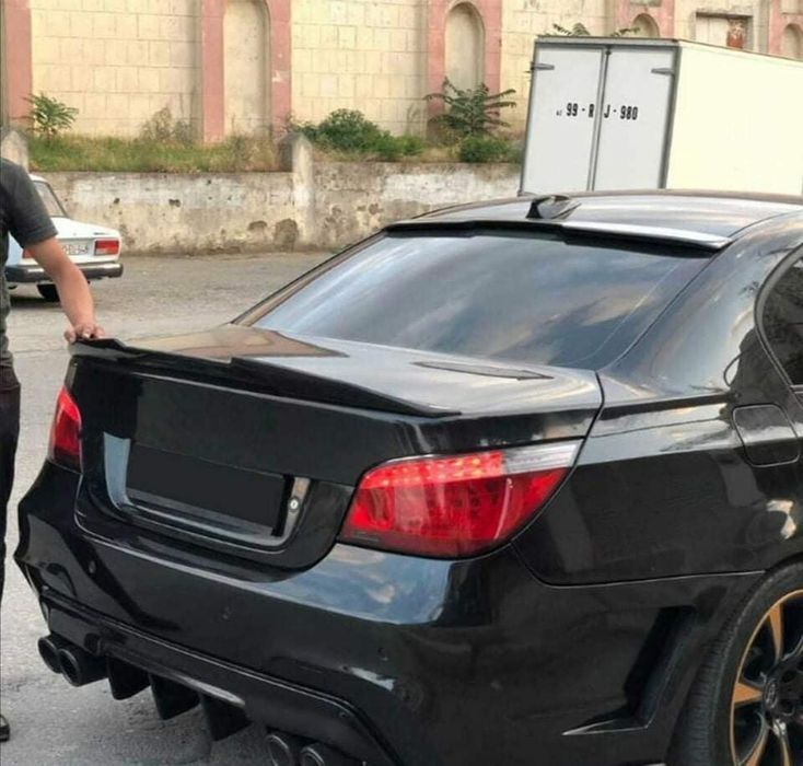 Бмв е60 Лип спойлер за багажник (Заден Капак) / BMW E60 Batman Spoiler ...