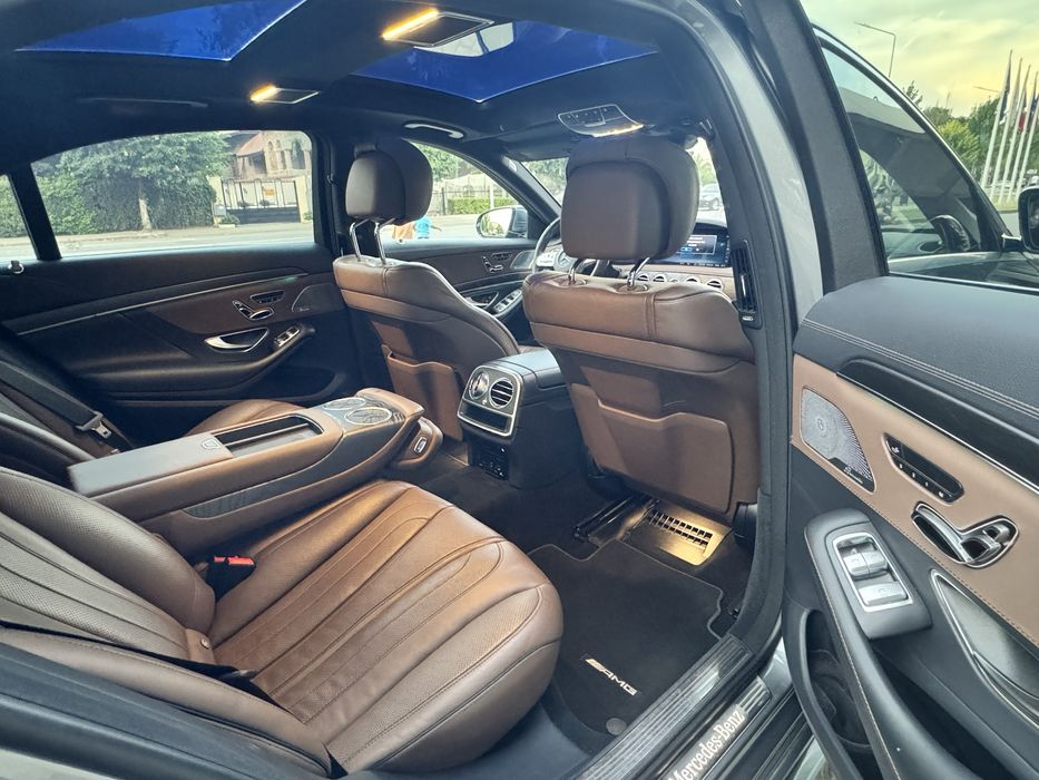 Mercedes S400d Long 4Matic *pachet Amg *Panorama sky Blue *4butoane ...