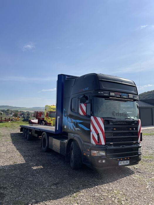 Vand Ansamblu Scania V8 + platforma mega Falticeni • OLX.ro