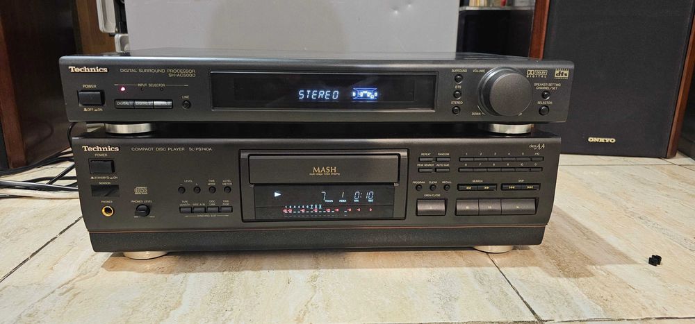 Procesor Technics SH-AC500 cap de serie stare foarte buna, test video ...