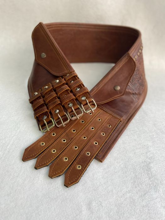 Chimir/Brâu din piele naturala ( 4 catarame ) Ramnicu Valcea • OLX.ro