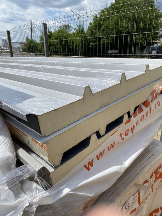 Panouri sandwich NOI cal 2 capete de linie la 3 m lungime Galoiesti • OLX.ro