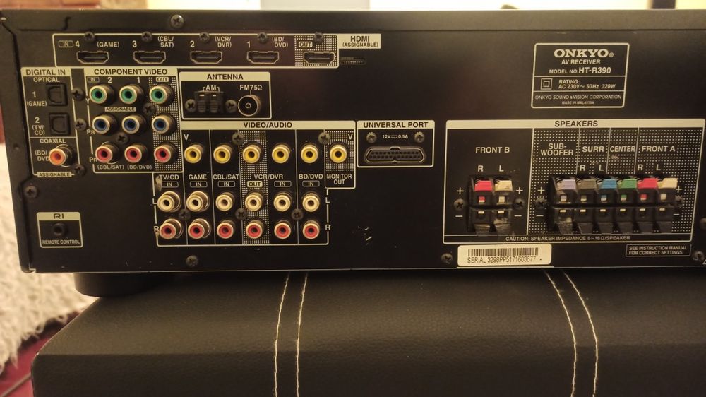 Statie / amplituner Onkyo HT-R390 Tecuci • OLX.ro