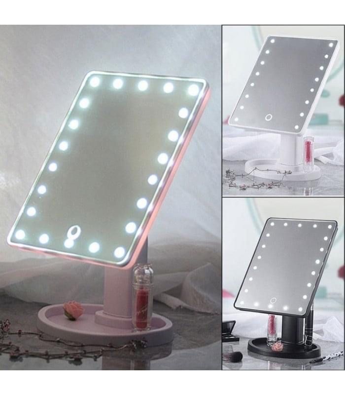 Огледало за гримиране 22led светлини гр Пловдив Шекер махала • Olx Bg