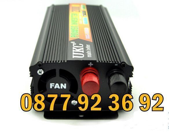 ПРОМО ВИСОКОКАЧЕСТВЕН инвертор UKC 2000W 12V/24V 220V, инвертер 2000В гр. Димитровград • OLX.bg